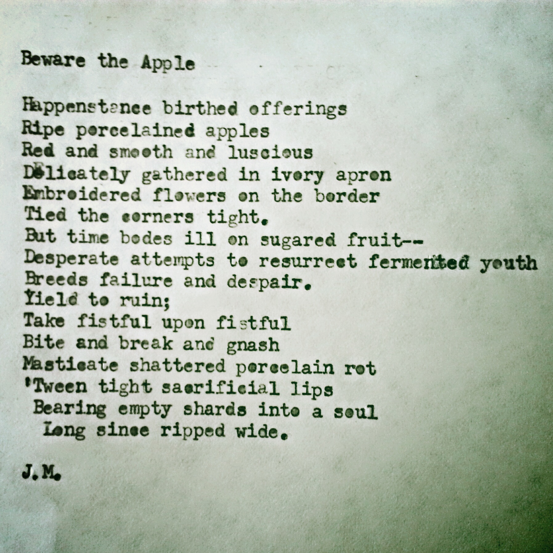 Beware the Apple (a poem) | Rhetorical Redhead
